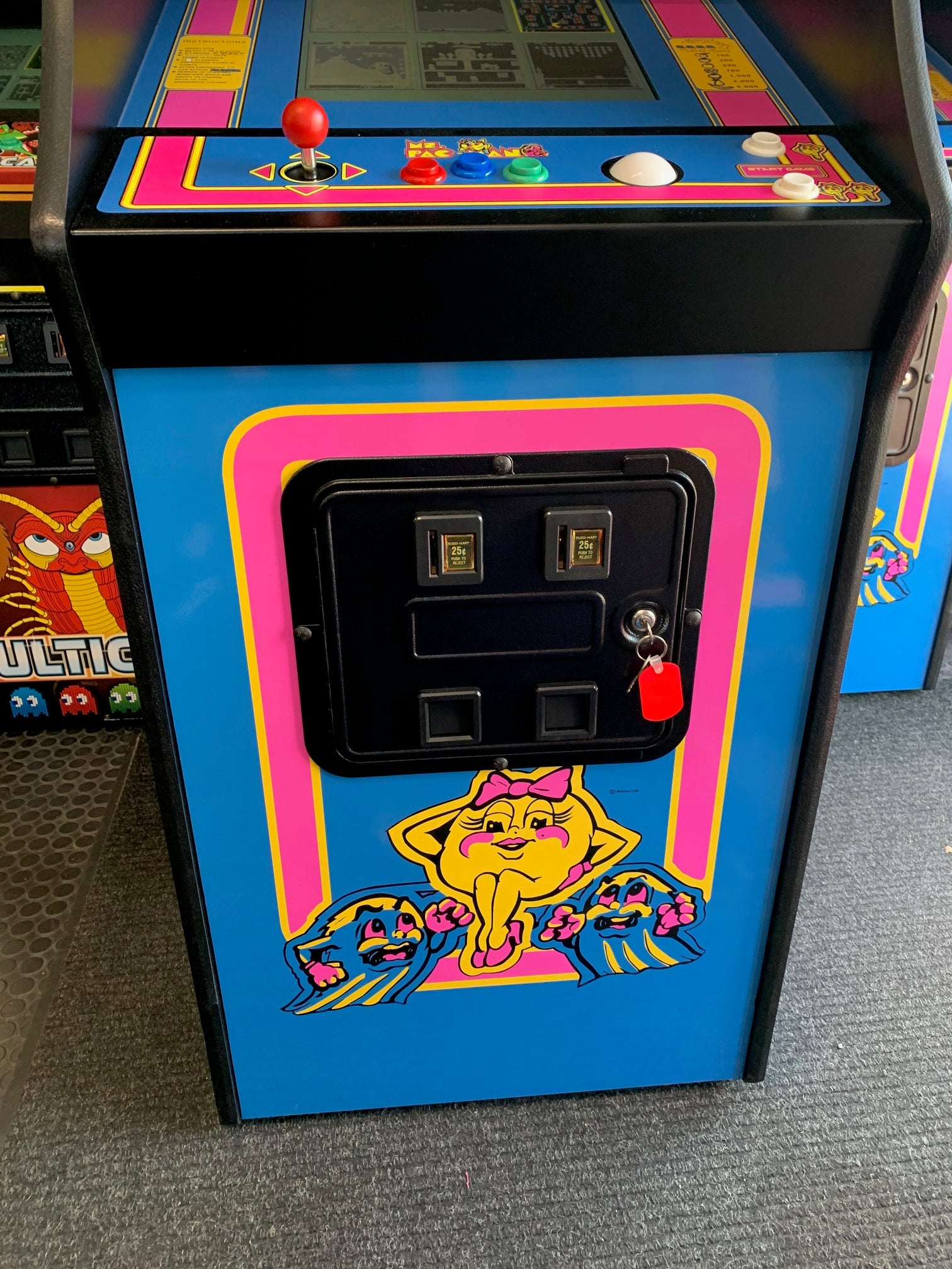 Pinball Machine - Ms. Pac-Man Style | Monarch Billiards